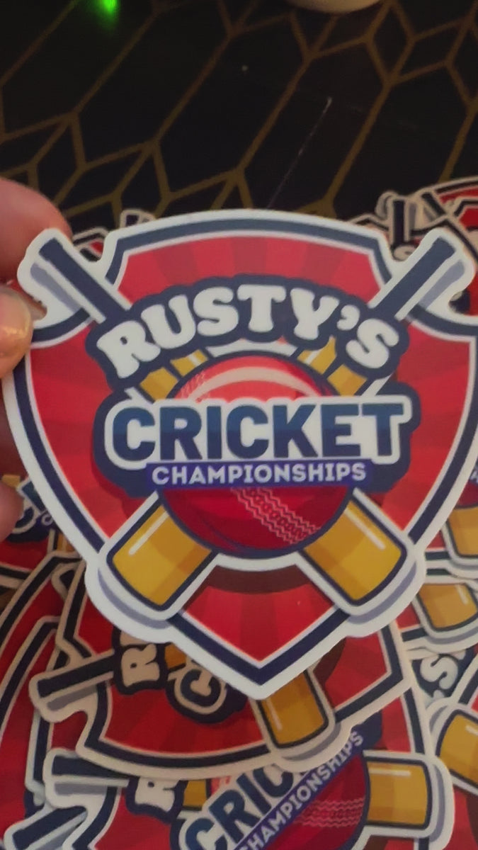 Rusty's Cricket Championships (Bluey) Sticker – 4Nine Apparel